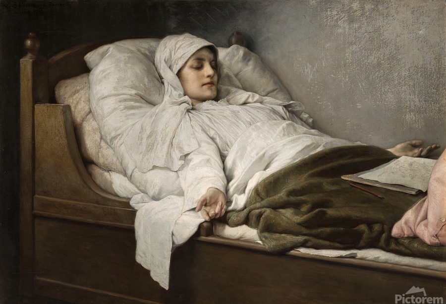 The Seeress of Prevorst [1892] by Gabriel von Max [1840–1915] by ...